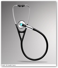 Bluetooth stethoscope Available from 3M HealthCare – Wireless ...